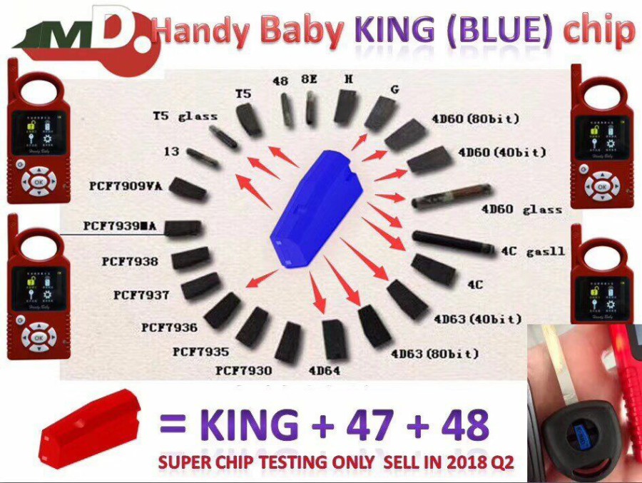 Handy Baby 3 Key Programmer ,JMD Handy-Baby Transponder Clone