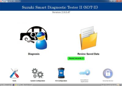 Suzuki SDT2 Software support VCM2