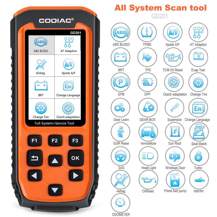 GODIAG GD201 OBD2 Scanner with 29 Service Reset Functions