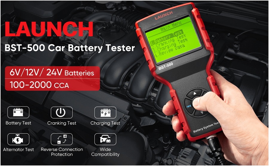 LAUNCH BST500 Battery Tester &Test 12V-24V batteries