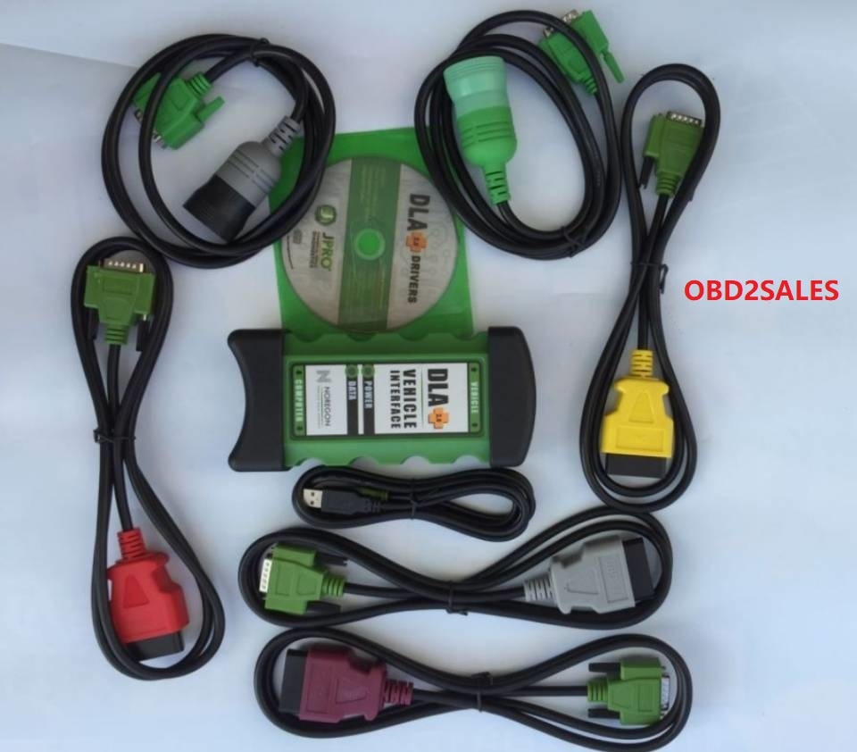 Noergon JPRO V2024 Truck Diagnostic,Noregon DLA 2.0 J1309 adapter
