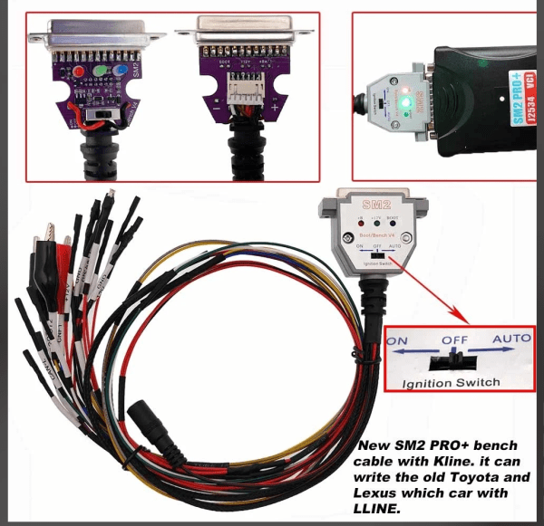 SM2 PRO J2534 VCI v2.21.32 ,Passthru Diagnostic and PCMFlash 67 modules