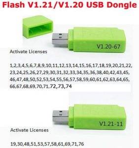 PCMFLASH 1.20 Dongle,67 in 1 Modules ECU Tunning Tool