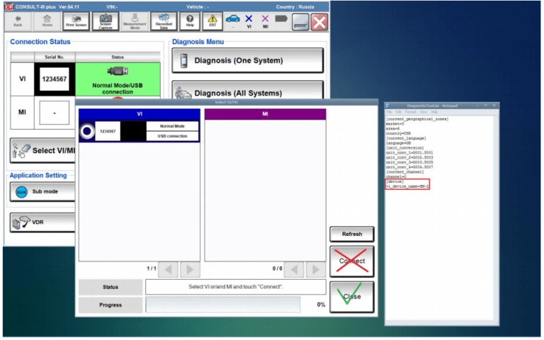 SM2 PRO J2534 Interface Passthru Softwares setting