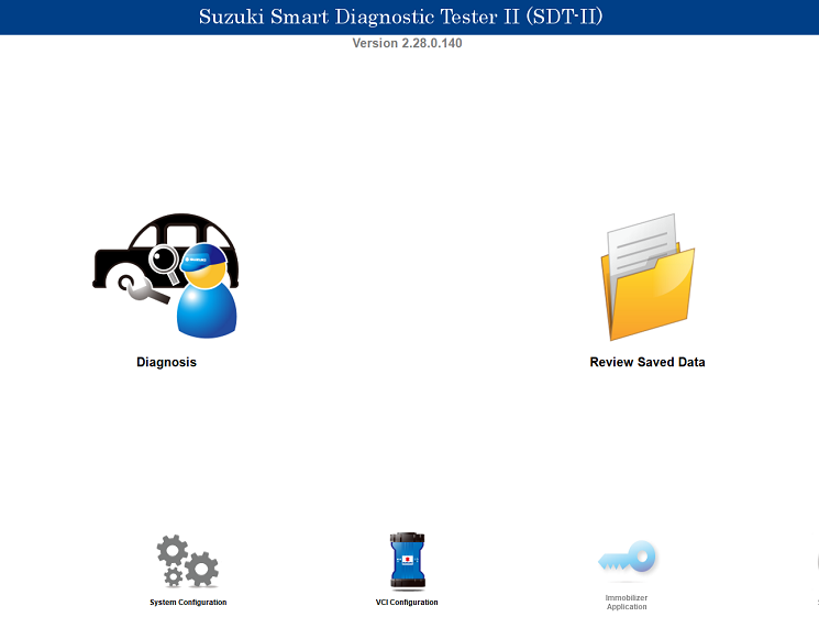 Suzuki 6516 VCI SDT-II SDT 2 Diagnostic Tool V2.29
